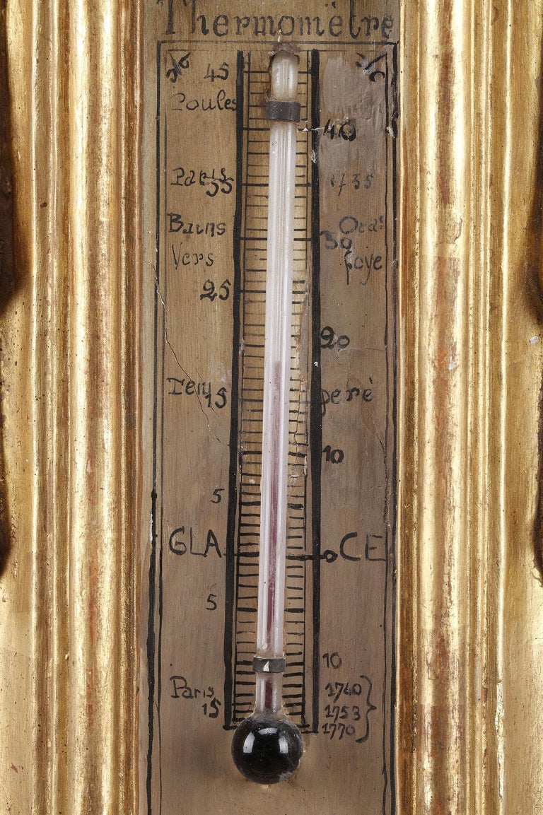 18th Century Louis XVI Barometer and Thermometer at 1stDibs