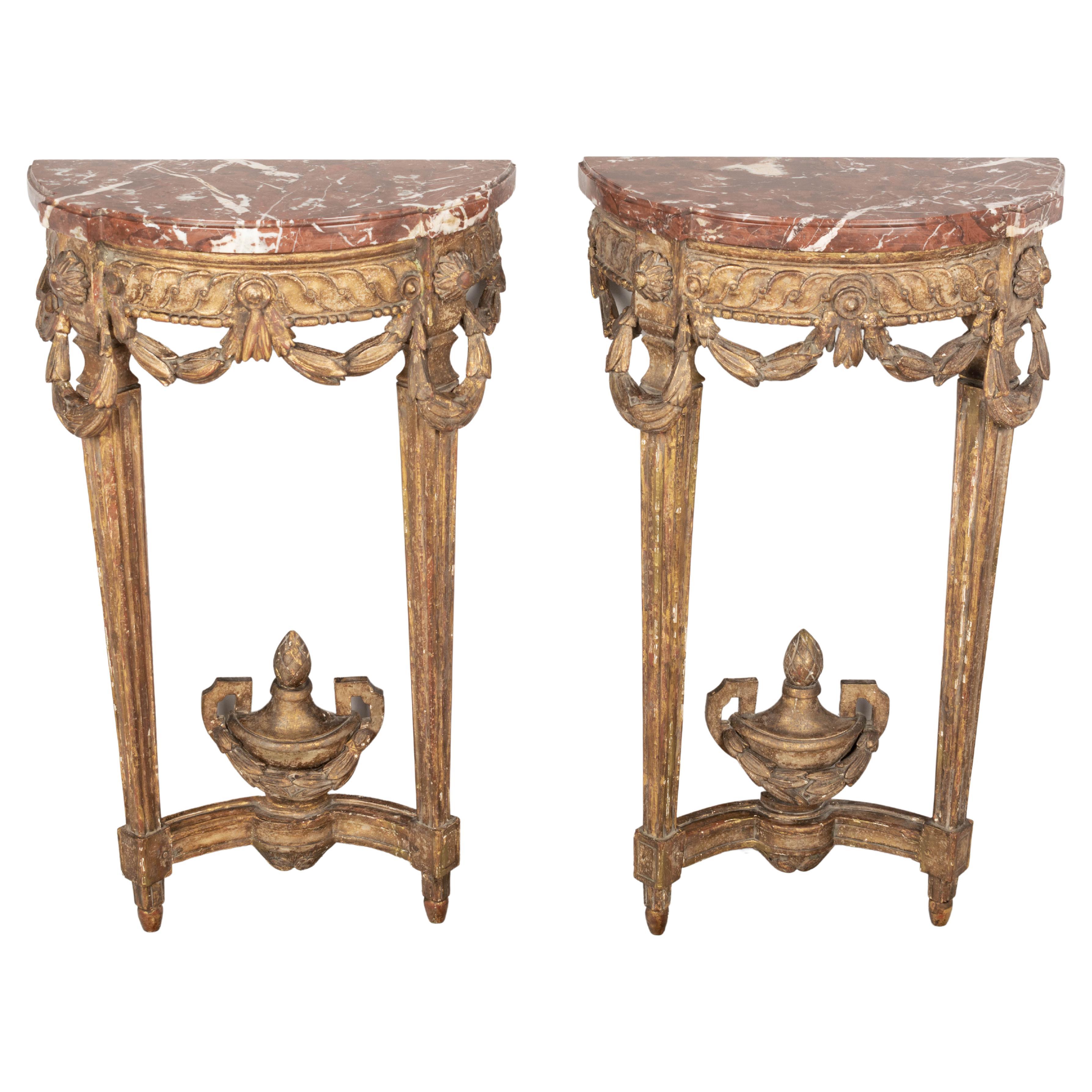 Louis XVI Console in Giltwood at 1stDibs