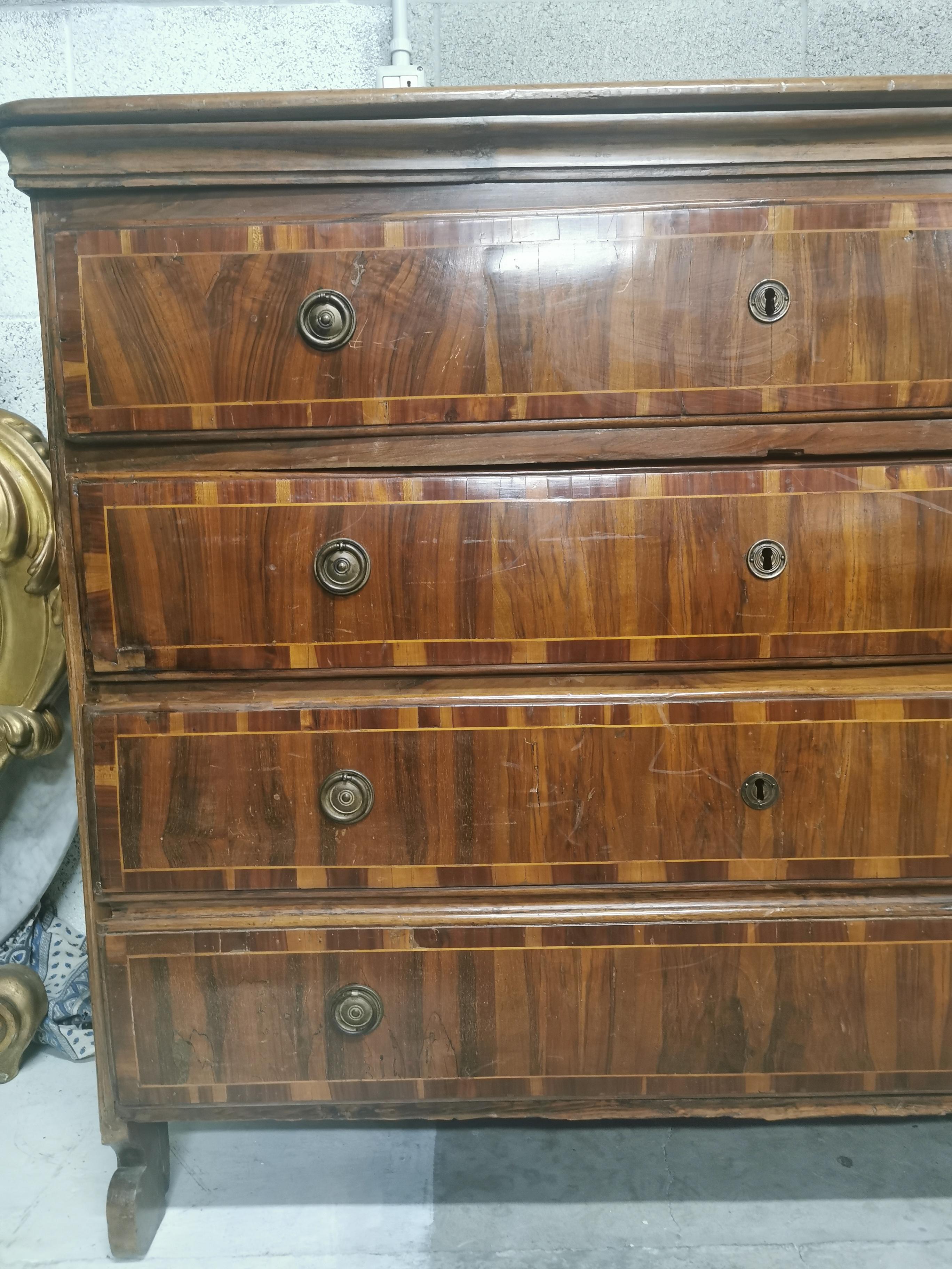 Louis XVI Period marquetry chest of drawers For Sale at 1stDibs