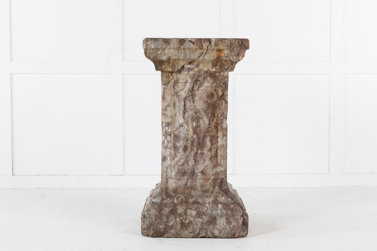 18th Century Marble Plinth at 1stDibs