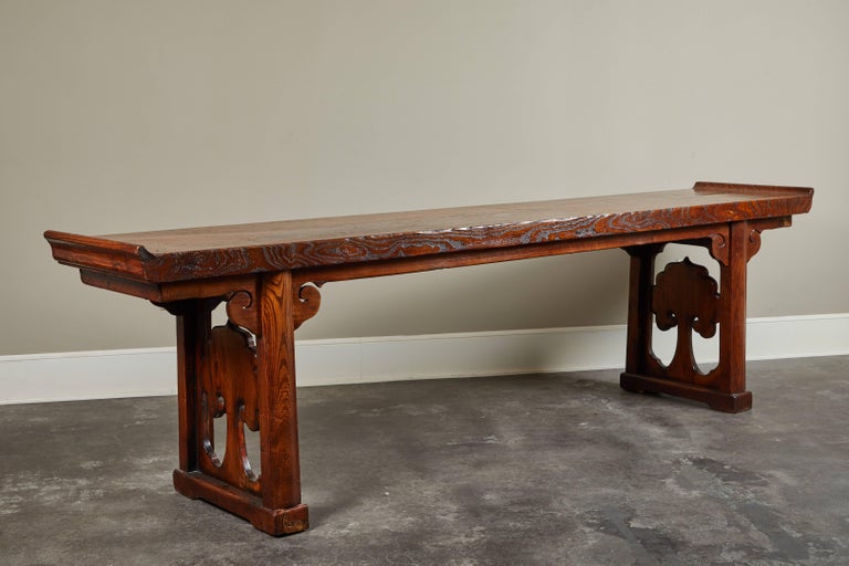 18th Century Ming Scroll Console Table For Sale at 1stDibs
