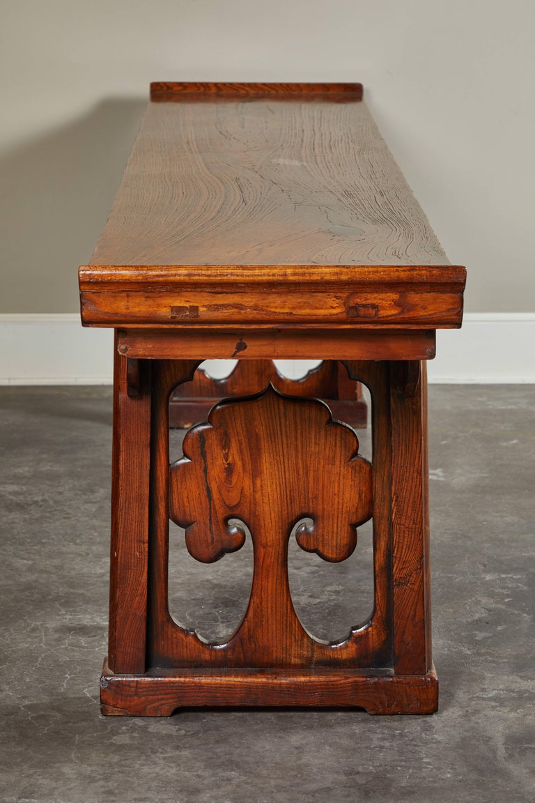 18th Century Ming Scroll Console Table For Sale at 1stDibs