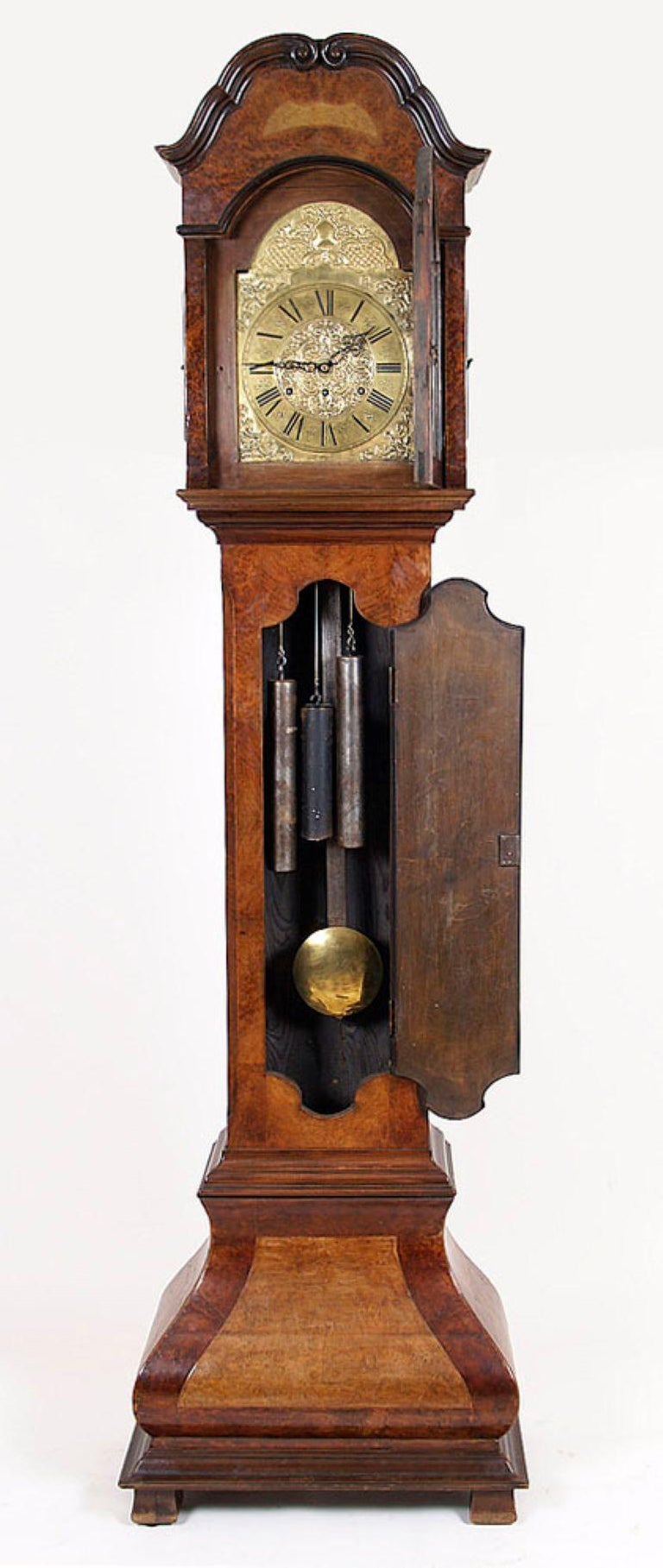 18th Century Movement Longcase Type Grandfather Clock For Sale at 1stDibs
