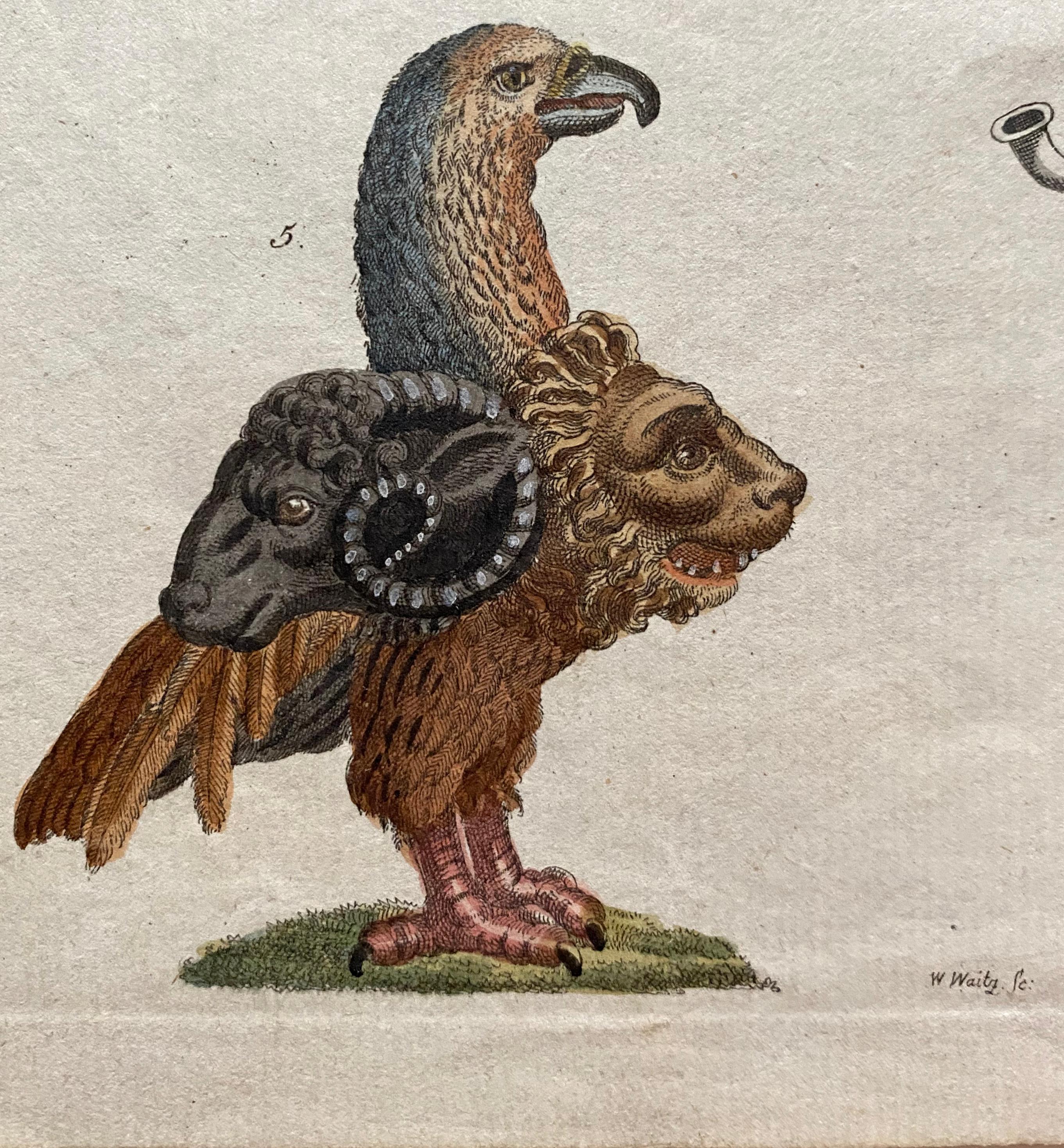 18th Century Mythical Creatures Engravings by Johann Christian Wilhelm ...