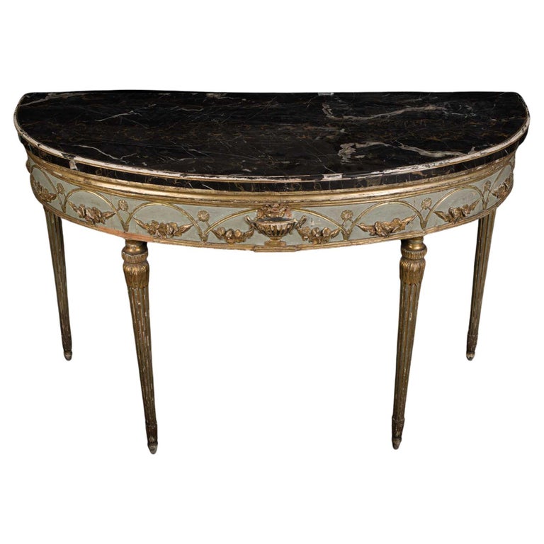 18th Century Naples Consoles in gilded and lacquered wood For Sale at ...