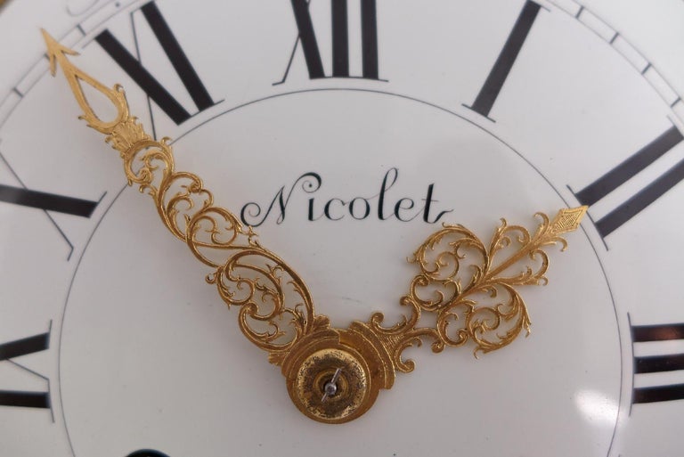 18th Century Neoclassical French Louis XVI Gilt Bronze Cartel Clock at ...