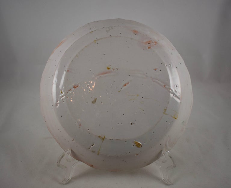 18th Century Nevers French Revolution Tin-Glazed Faïence Dish, the End ...