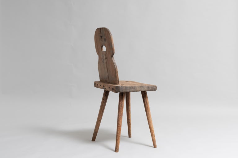 18th Century Northern Swedish Country Folk Art Chair at 1stDibs