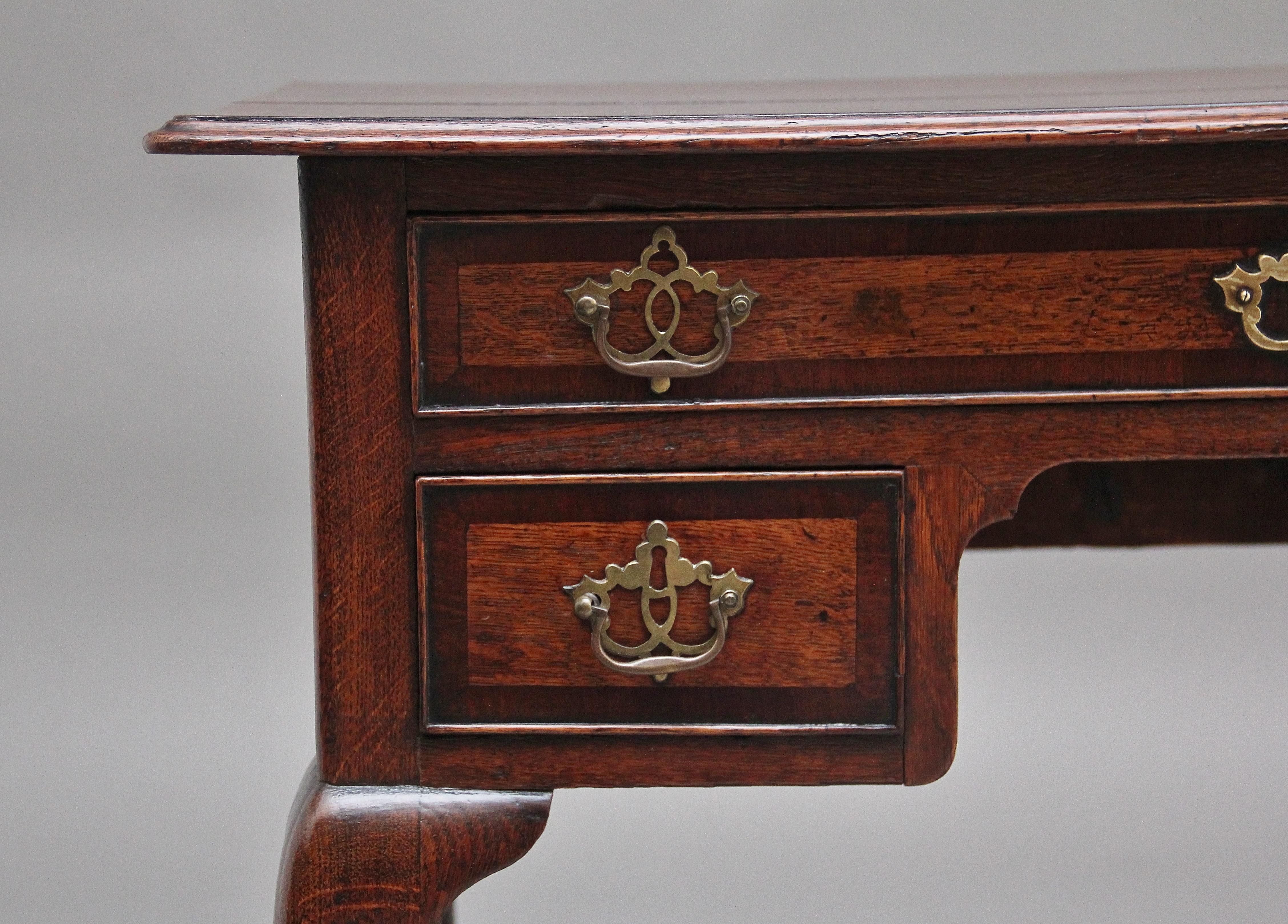 18th Century Oak Lowboy from the Georgian Period For Sale at 1stDibs