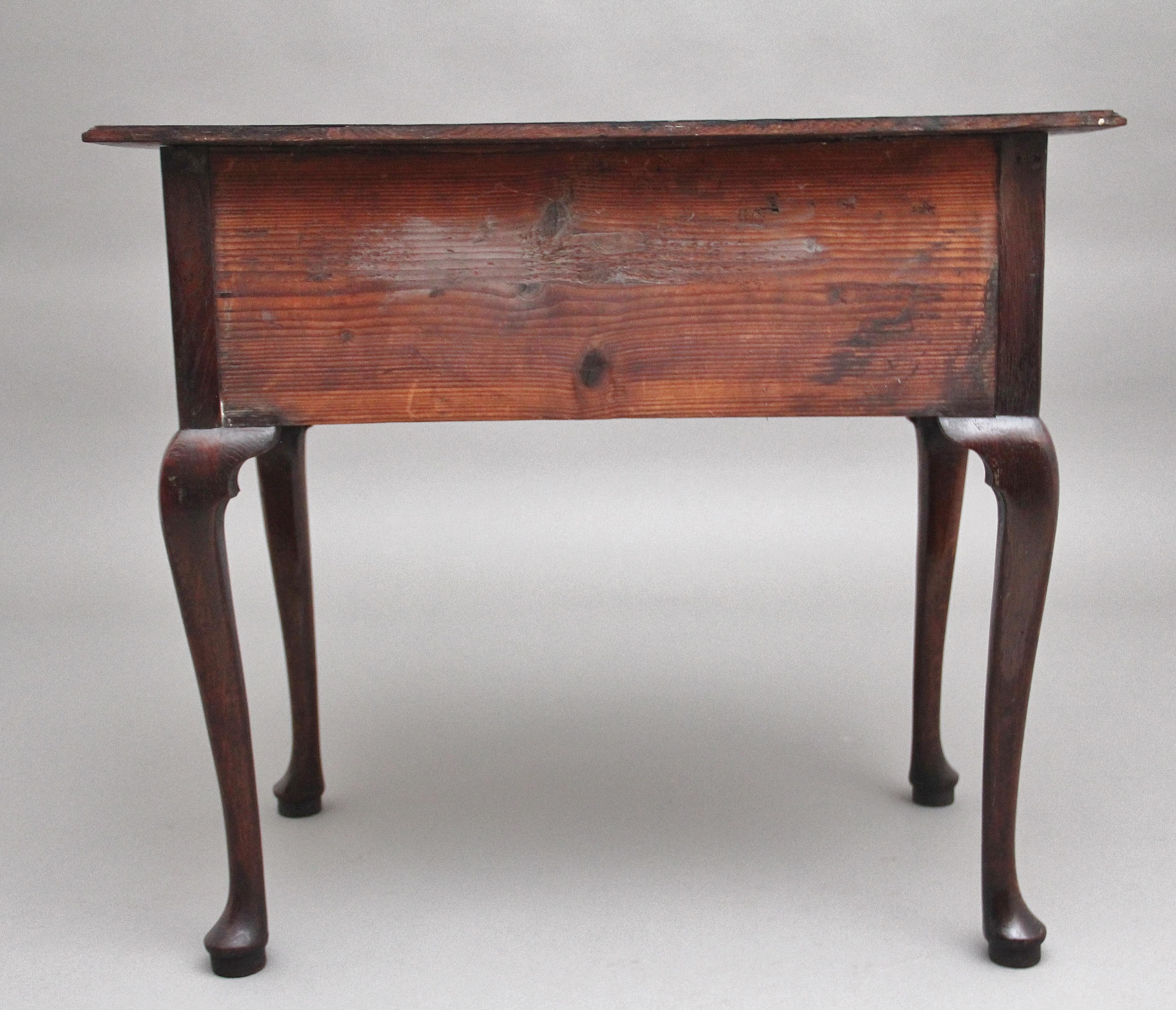 18th Century Oak Lowboy from the Georgian Period For Sale at 1stDibs