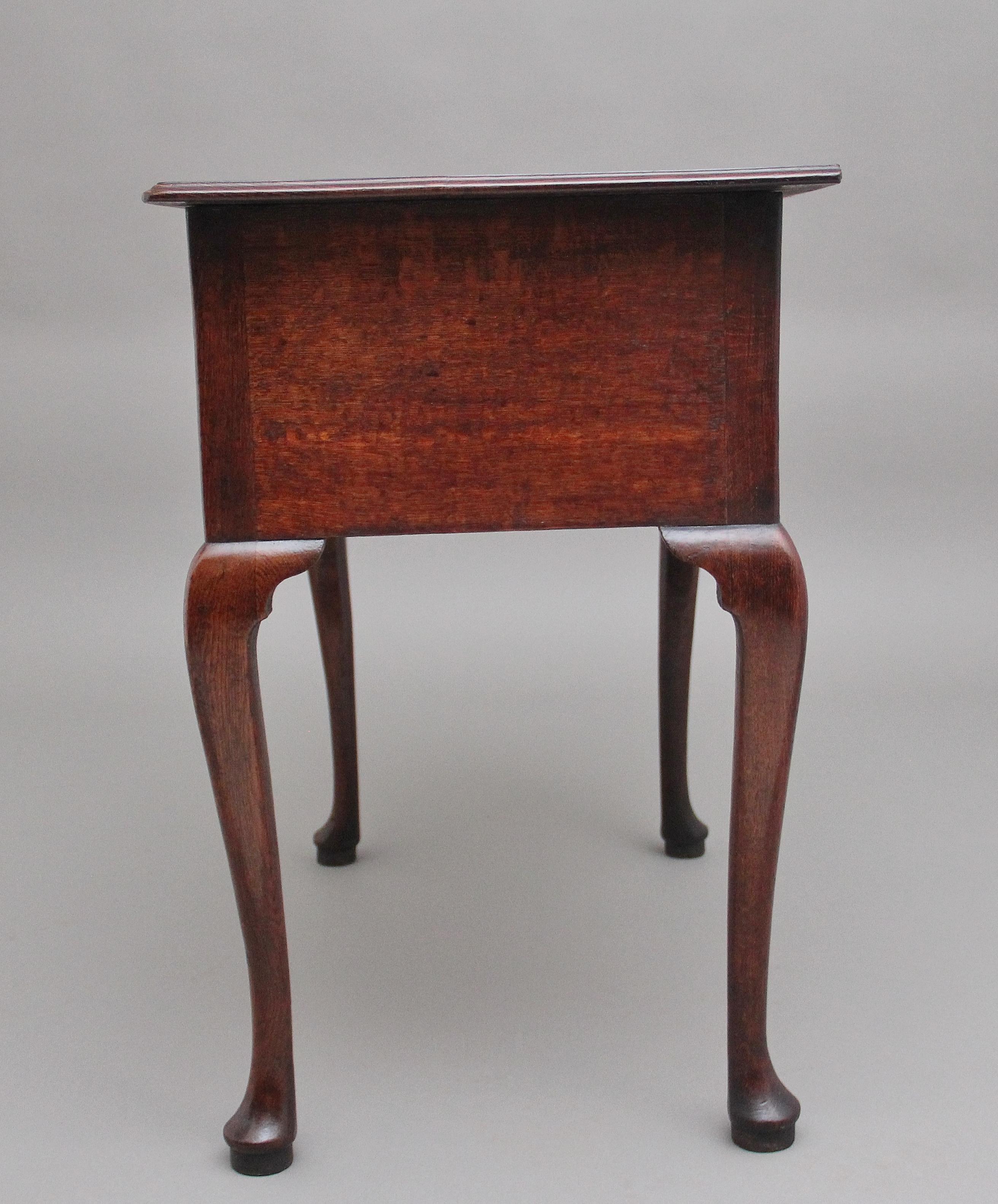 18th Century Oak Lowboy from the Georgian Period For Sale at 1stDibs