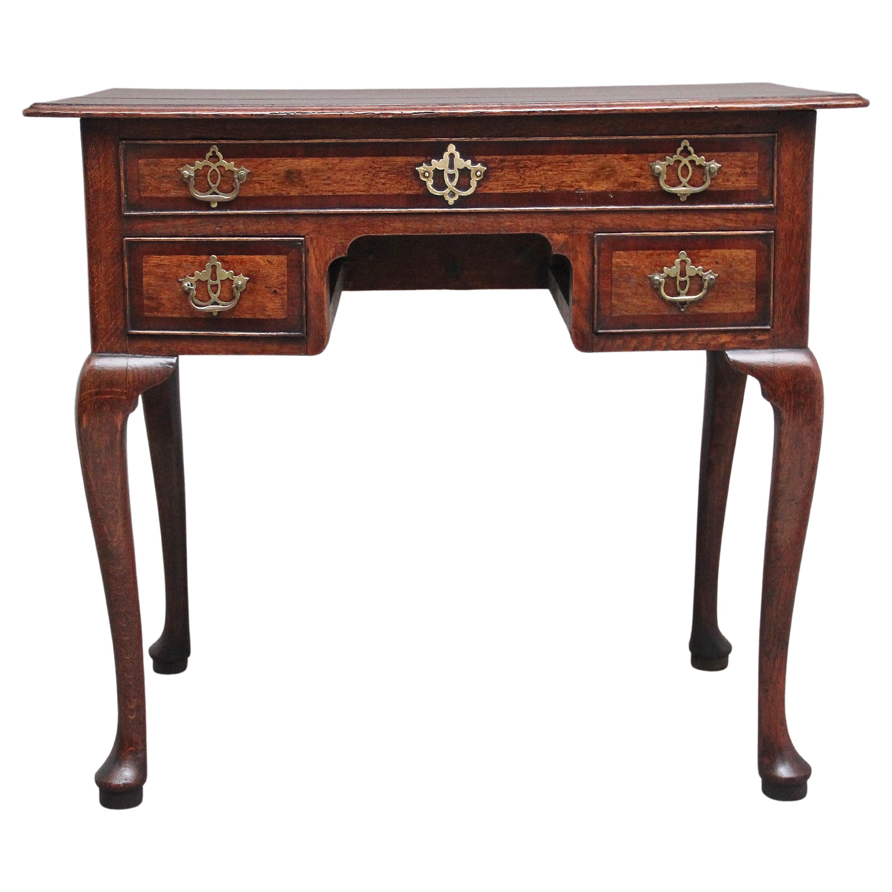 18th Century George II Period Oak Lowboy For Sale at 1stDibs