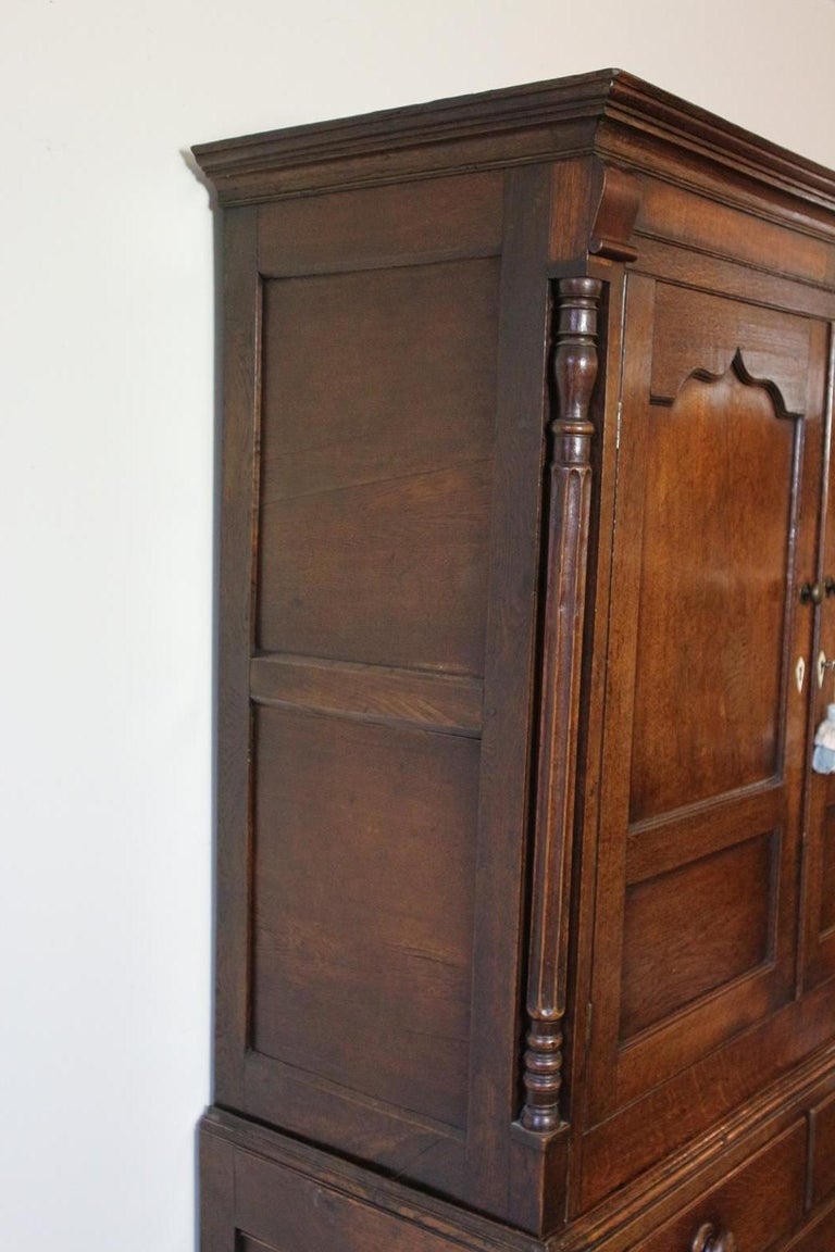 18th Century Oak Welsh Linen Press at 1stDibs | antique linen press ...