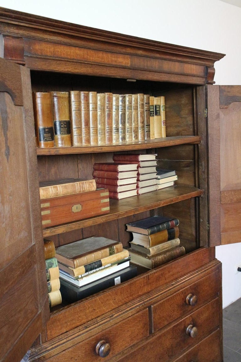 18th Century Oak Welsh Linen Press at 1stDibs | antique linen press ...