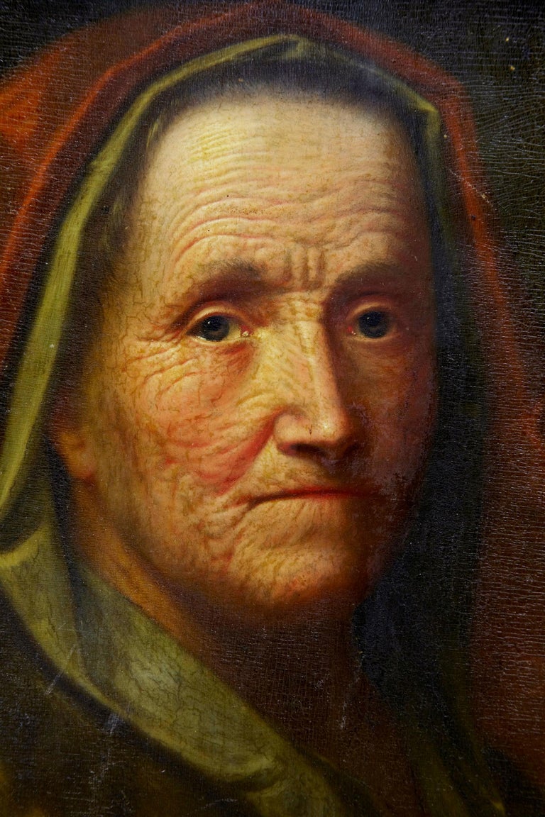 18th Century Oil on Board of Lady Attributed to Balthasar Denner For ...