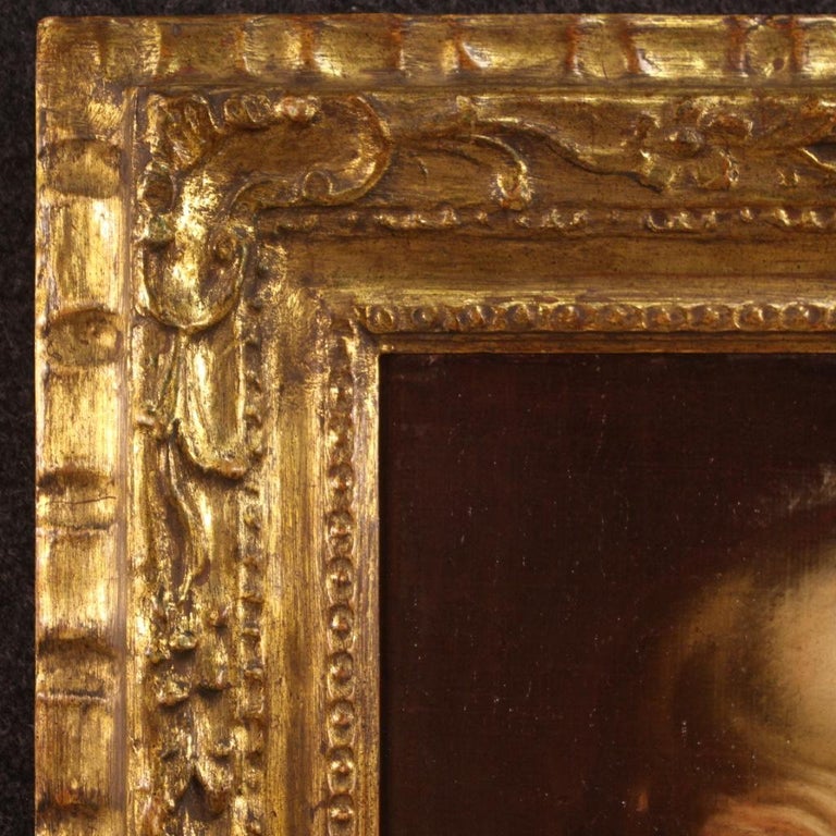 18th Century Oil on Canvas Italian Antique Portrait Character Head ...