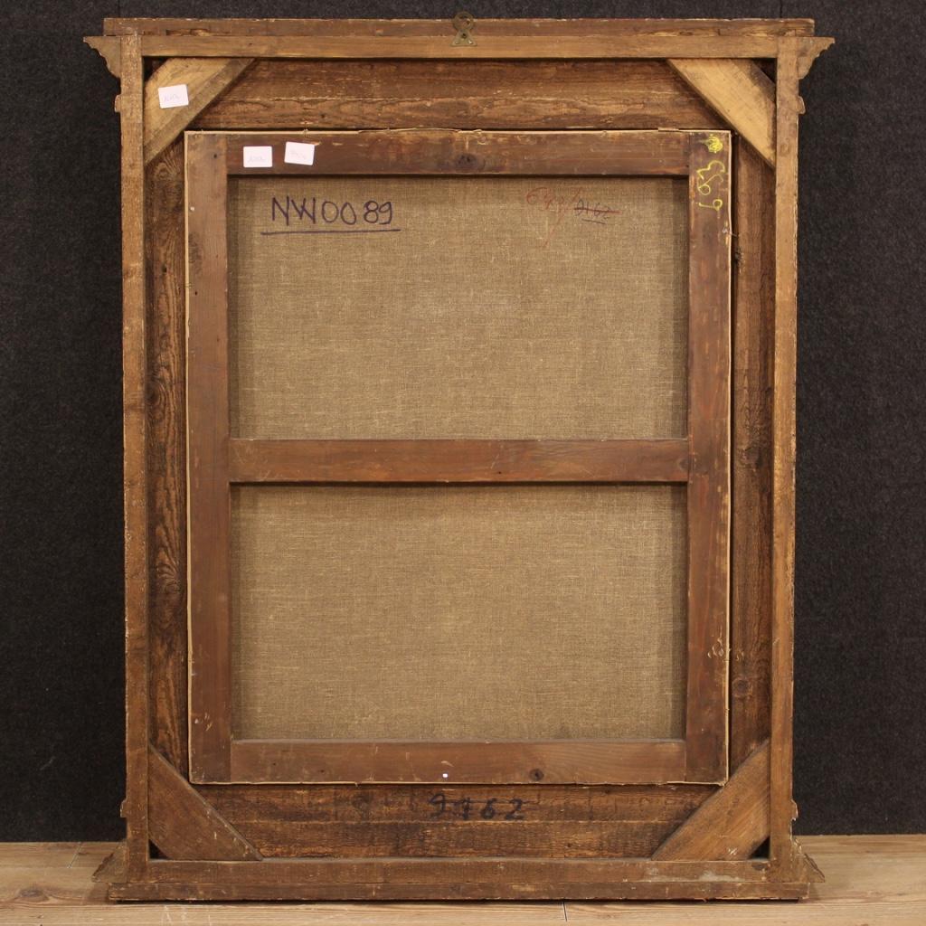 18th Century Oil on Canvas Italian Antique Religious Painting Saint ...