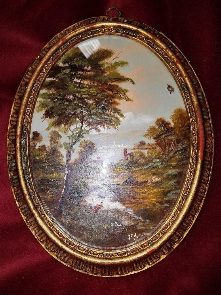 18th Century Oil on Copper Continental School by G. Pain at 1stDibs