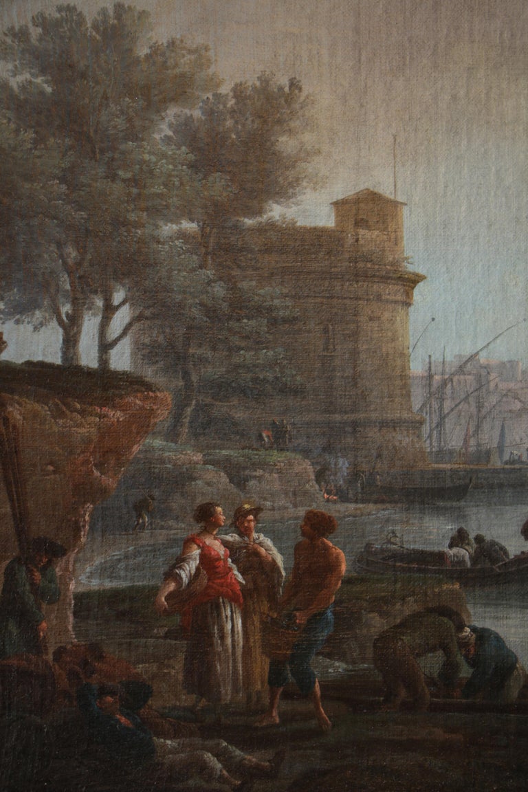 18th Century Old Masters Oil Painting Attributed to Claude Joseph ...