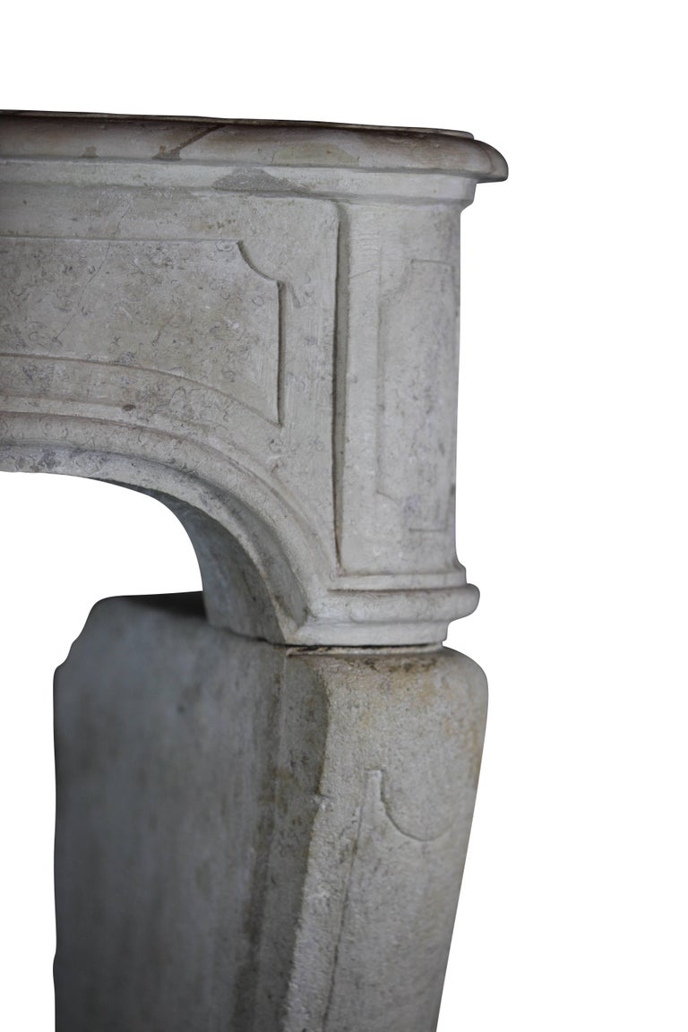 18th Century Original French Country Limestone Fireplace Surround For ...