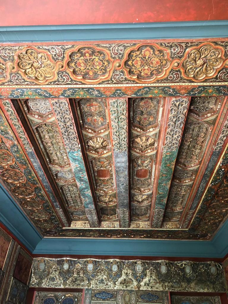 18th Century Ottoman Period Syrian Ajami Art Painted Wood Panelled Room ...