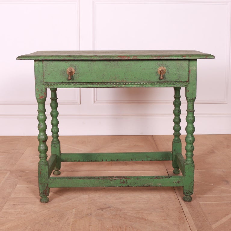 18th Century Painted Lamp Table For Sale at 1stDibs