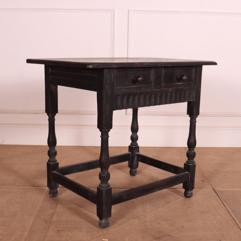 18th Century Painted Lamp Table For Sale at 1stDibs