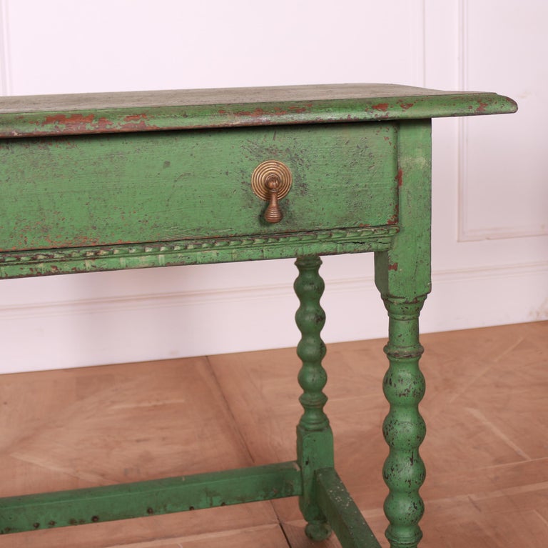18th Century Painted Lamp Table For Sale at 1stDibs