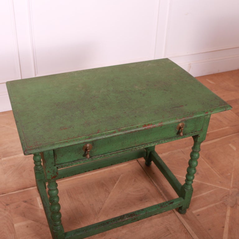 18th Century Painted Lamp Table For Sale at 1stDibs