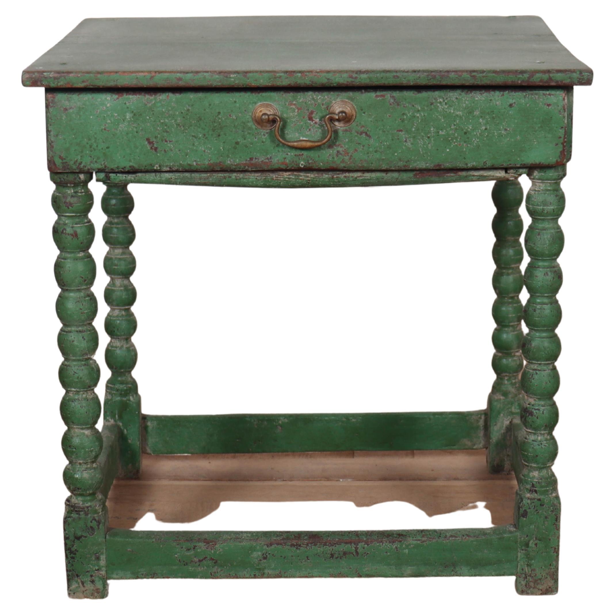 18th Century Painted Lamp Table For Sale at 1stDibs