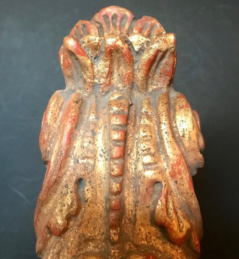 18th Century Pair of Large Giltwood Baroque Spanish Corbels For Sale at ...