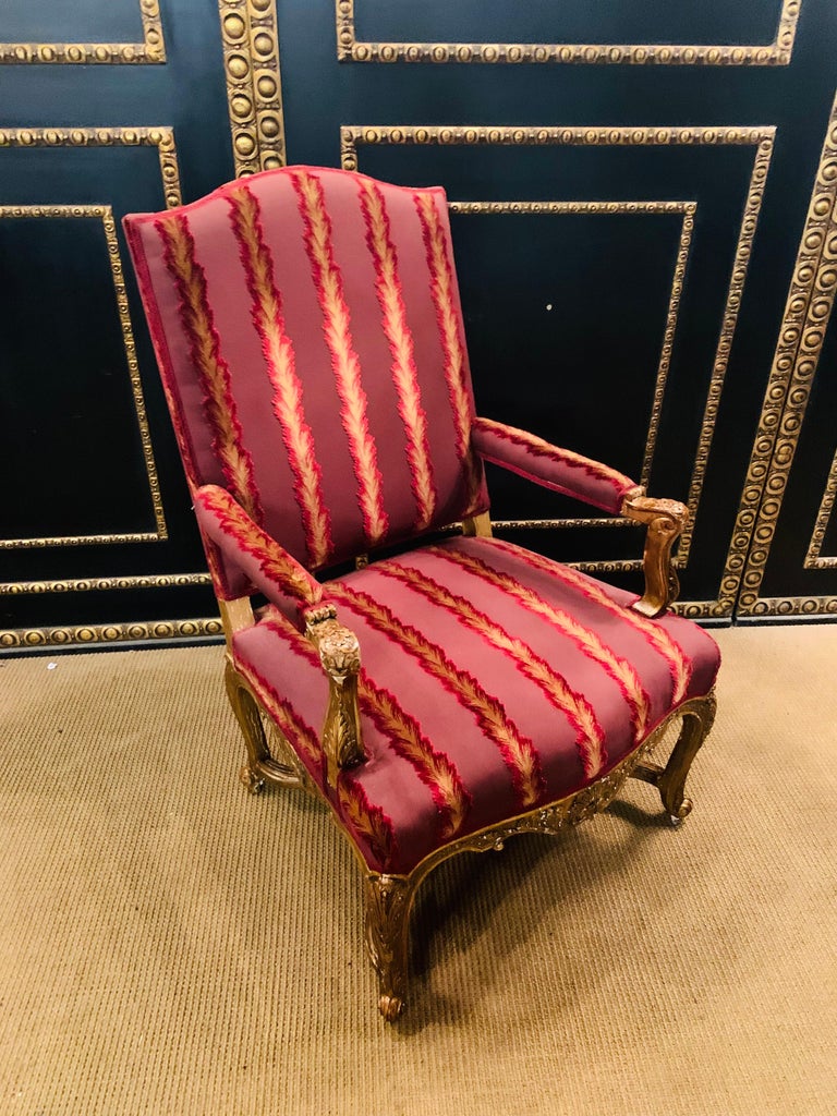 18th Century Pair of antique Louis Quinze XIV Armchairs Paris beech For ...