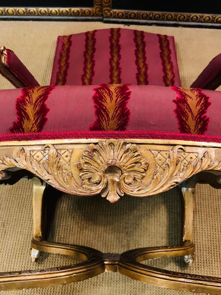 18th Century Pair of antique Louis Quinze XIV Armchairs Paris beech For ...