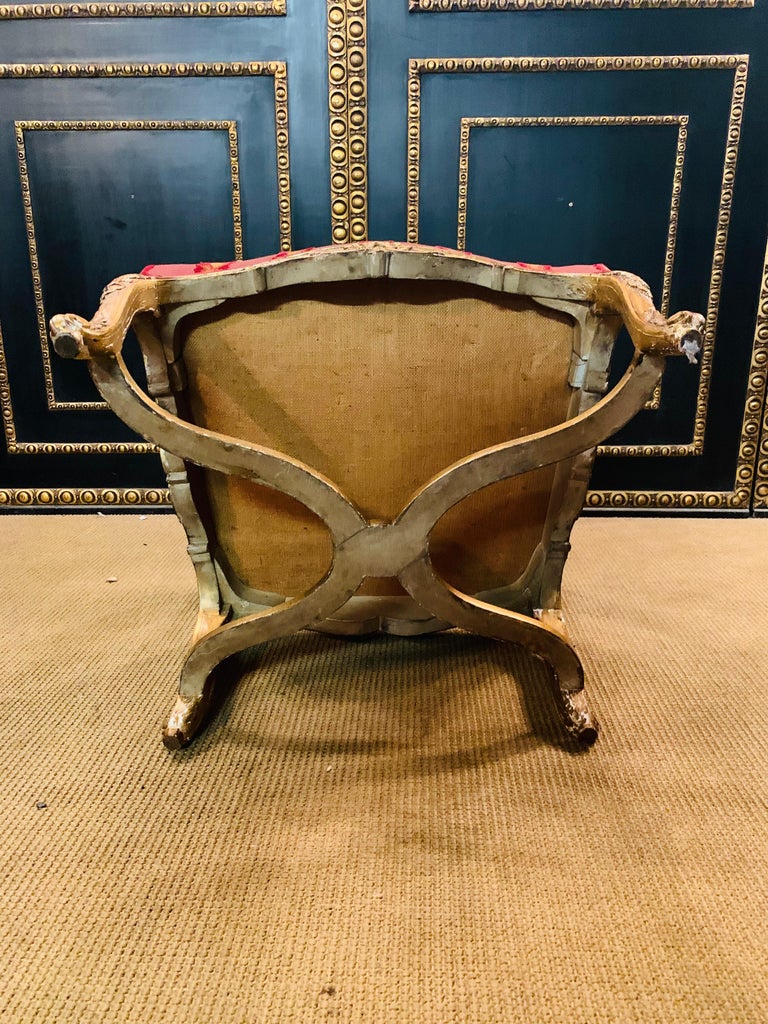 18th Century Pair of antique Louis Quinze XIV Armchairs Paris beech For ...