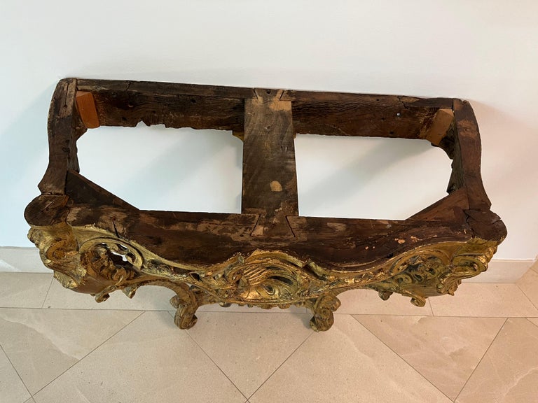 18th Century Pair of Rococo Louis XV Consoles For Sale at 1stDibs