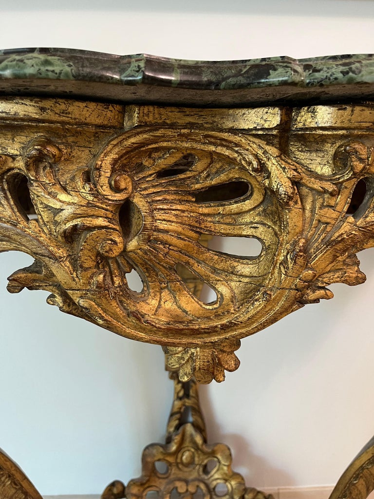 18th Century Pair of Rococo Louis XV Consoles For Sale at 1stDibs