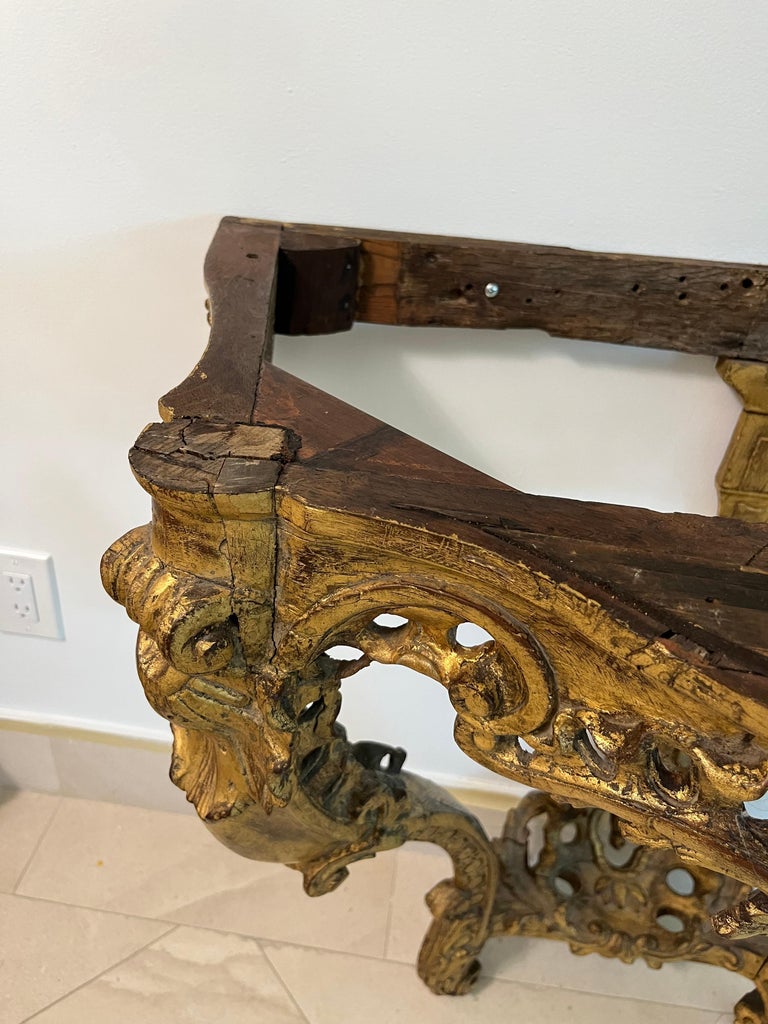 18th Century Pair of Rococo Louis XV Consoles For Sale at 1stDibs