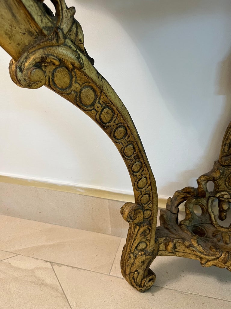 18th Century Pair of Rococo Louis XV Consoles For Sale at 1stDibs