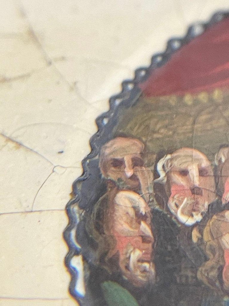 18th Century Papier-mâché Small Snuff Box For Sale at 1stDibs