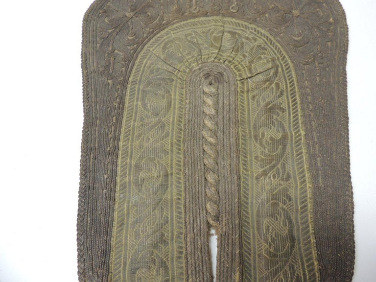 18th Century Persian Robes Adornments Embroidery Panel For Sale at 1stDibs