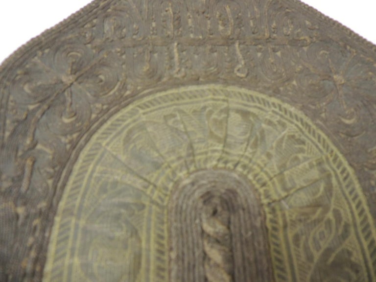 18th Century Persian Robes Adornments Embroidery Panel For Sale at 1stDibs