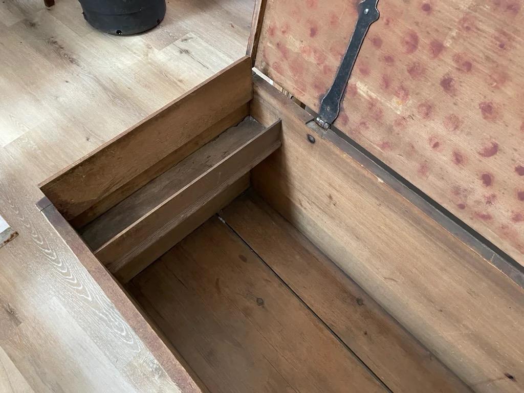 18th Century Polychrome Floral Painted Pennsylvania Blanket Chest For ...