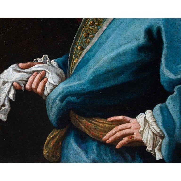 18th Century Portrait of Felice Paganoni Painting Oil on Canvas For ...