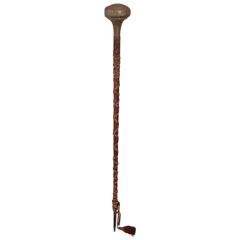 18th Century Rare Italian Antique Cerimonial Stick Belonged to a Count ...