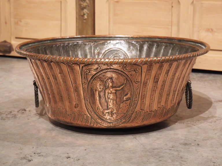 18th Century Repousse Decorated Copper Chaudron from France For Sale at ...