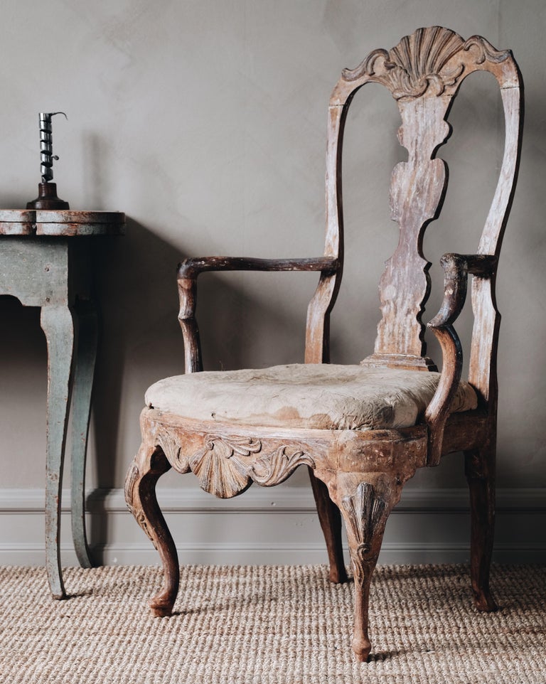 18th Century Rococo Armchair at 1stDibs