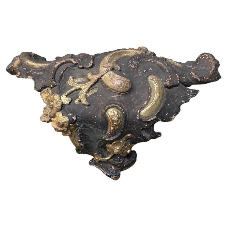 18th Century Rococo Carved Corbel ~ Sconce at 1stDibs