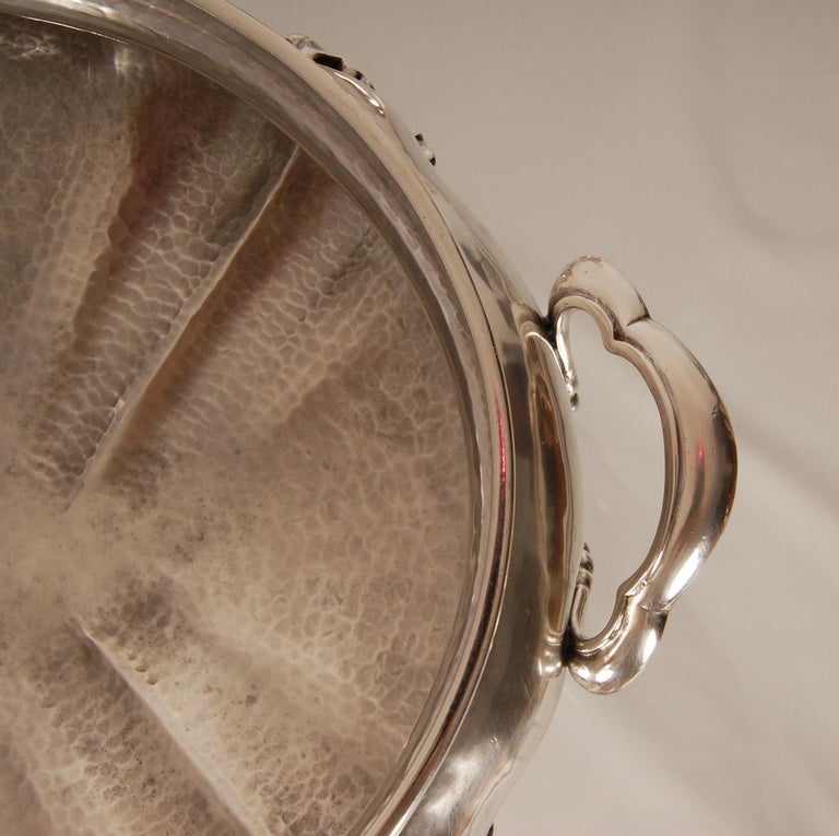 18th Century Sterling Silver Soup Tureen Hammered Italian Venice Rococo ...