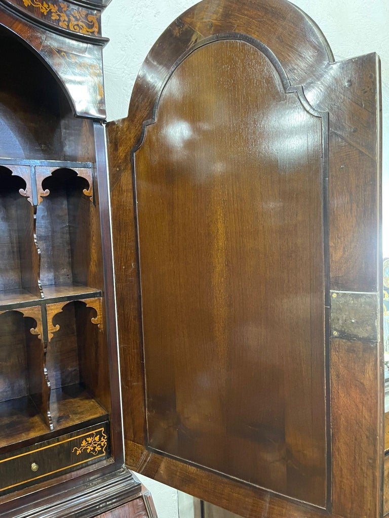 18th Century Roman Louis XIV Rosewood Inlaid Trumeau Bookcase ...