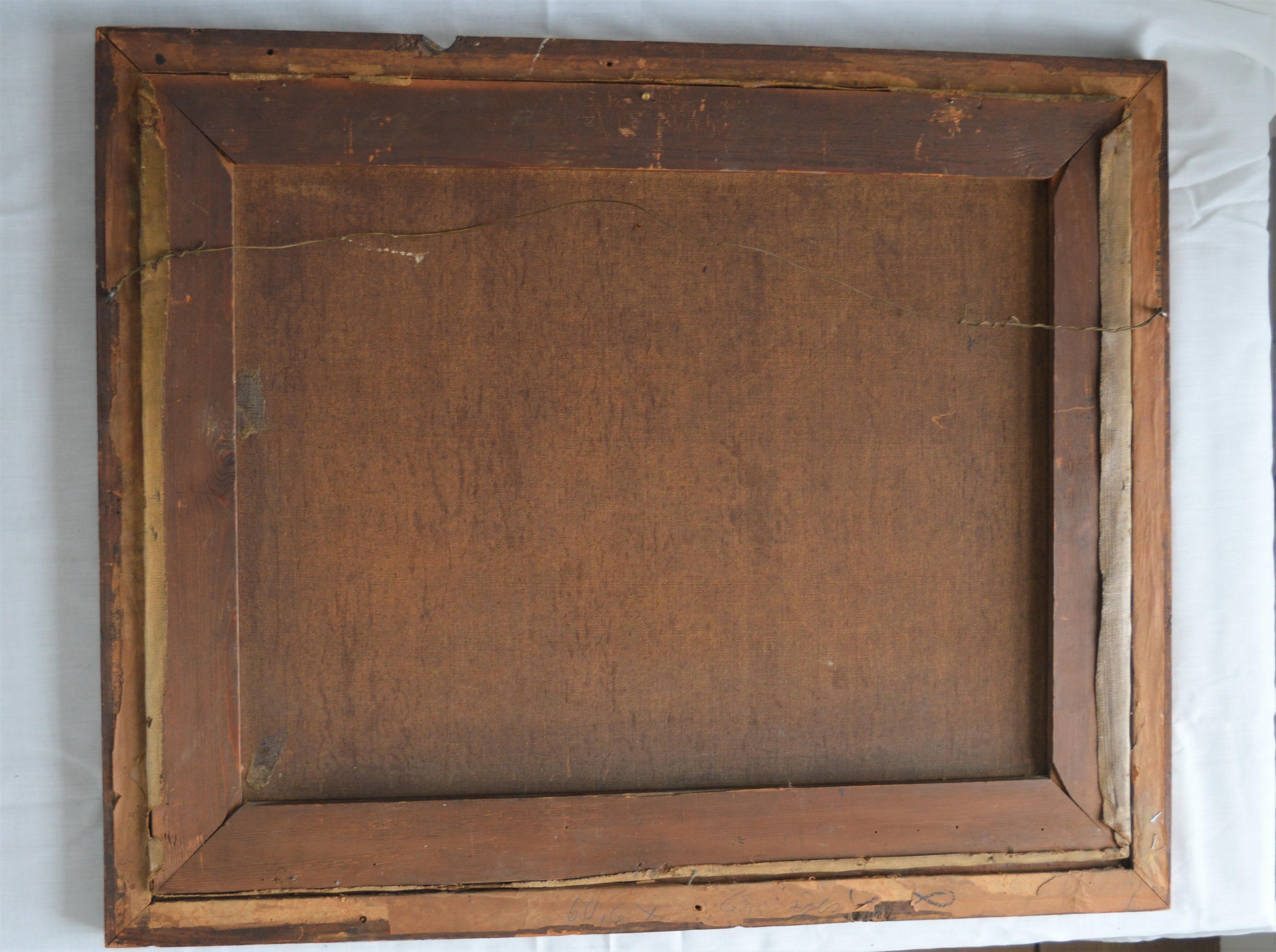 18th Century Rose Painting Oil on Canvas For Sale at 1stDibs